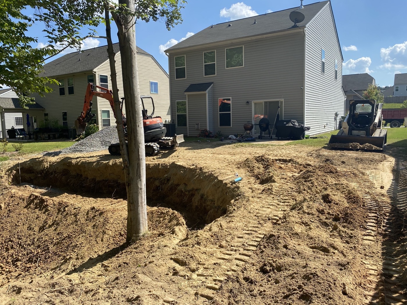 Installing a Retaining Wall - Justin Dugan's Tree Service